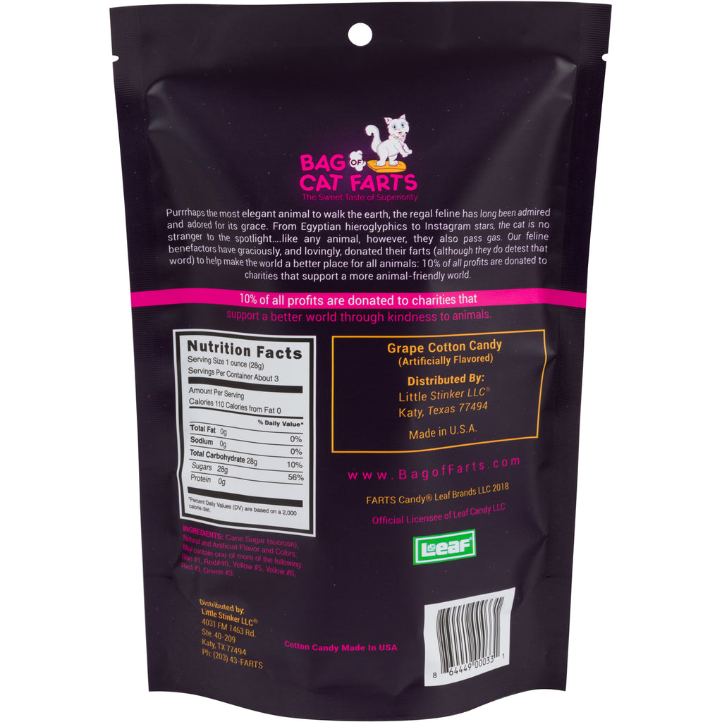 Little Stinker Cat Farts Cotton Candy Funny Cat Lover Gift for All Age ...