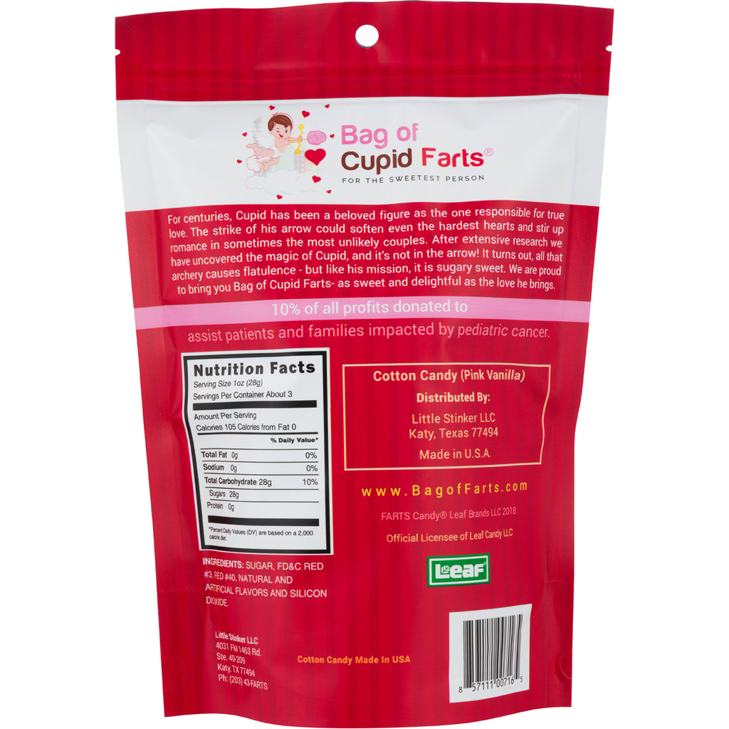 Little Stinker Bag of Cupid Farts Cotton Candy Funny for All Ages Uniq ...